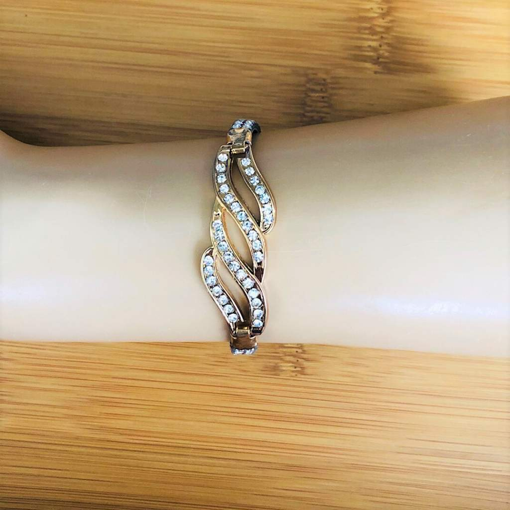 Buy the Crystal Wave Bracelet | JaeBee Jewelry