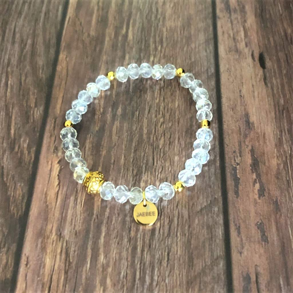 Buy the Black and Gold Cross Stack Bracelet Set | JaeBee Jewelry USA